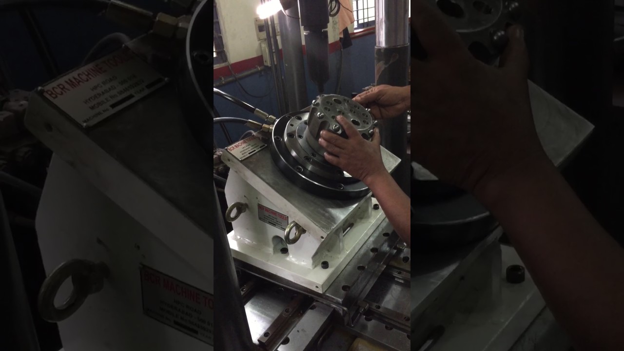 BUTTON PRESSING FIXTURE FOR 61/2" DTH DIGGER BIT BY BCR MACHINE TOOLS ...