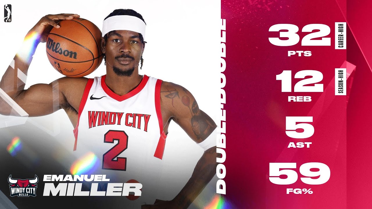 Emanuel Miller Posted CAREER-HIGH 32 PTS & 12 REB Vs. Motor City - YouTube