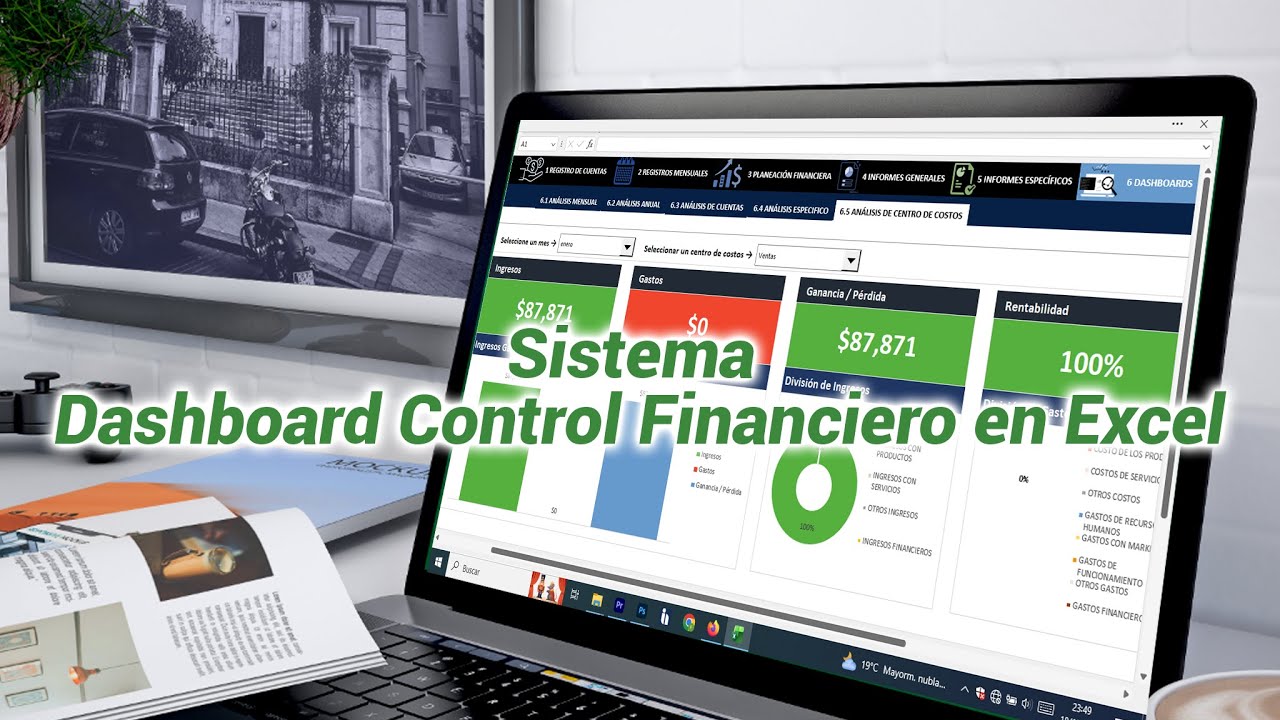 CONTROL FINANCIERO EN EXCEL | DASHBOARD FINANCIERO - YouTube