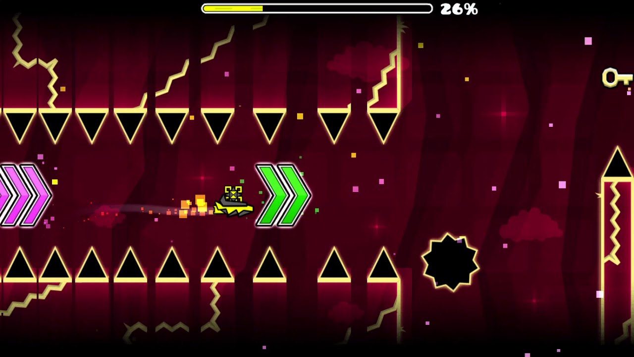 Geometry Dash Fire Gauntlet #1 - YouTube