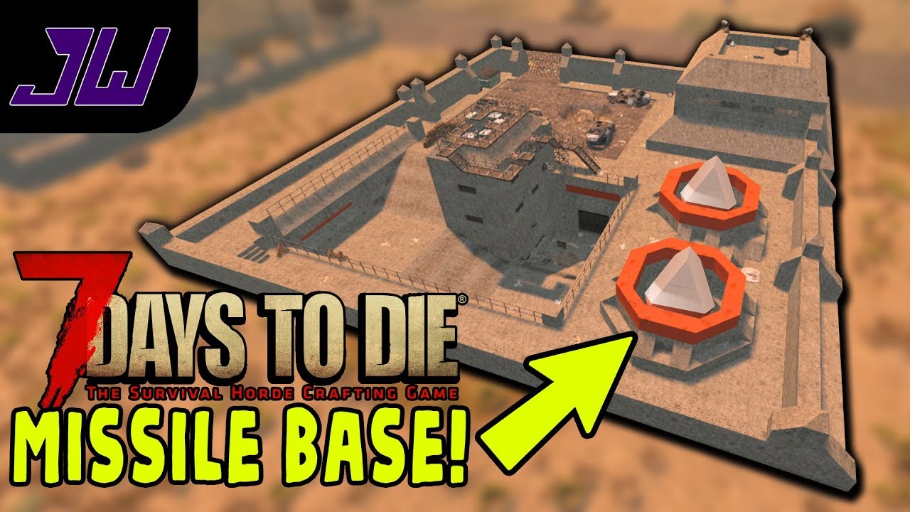 MILITARY MISSILE BASE RAID! | 7 Days to Die | Let's Play Alpha 16 ...