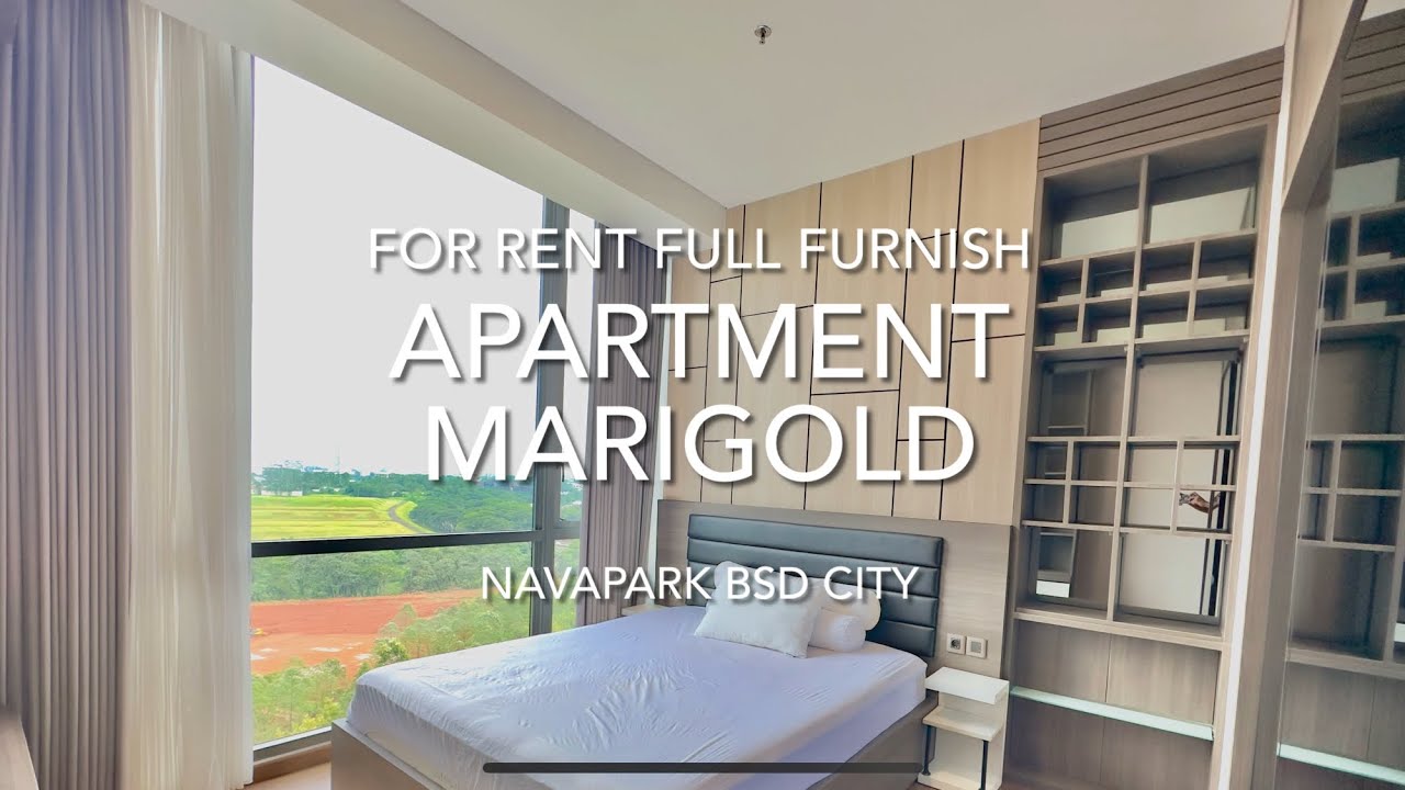 Marigold Apartment Navapark BSD City for rent - YouTube