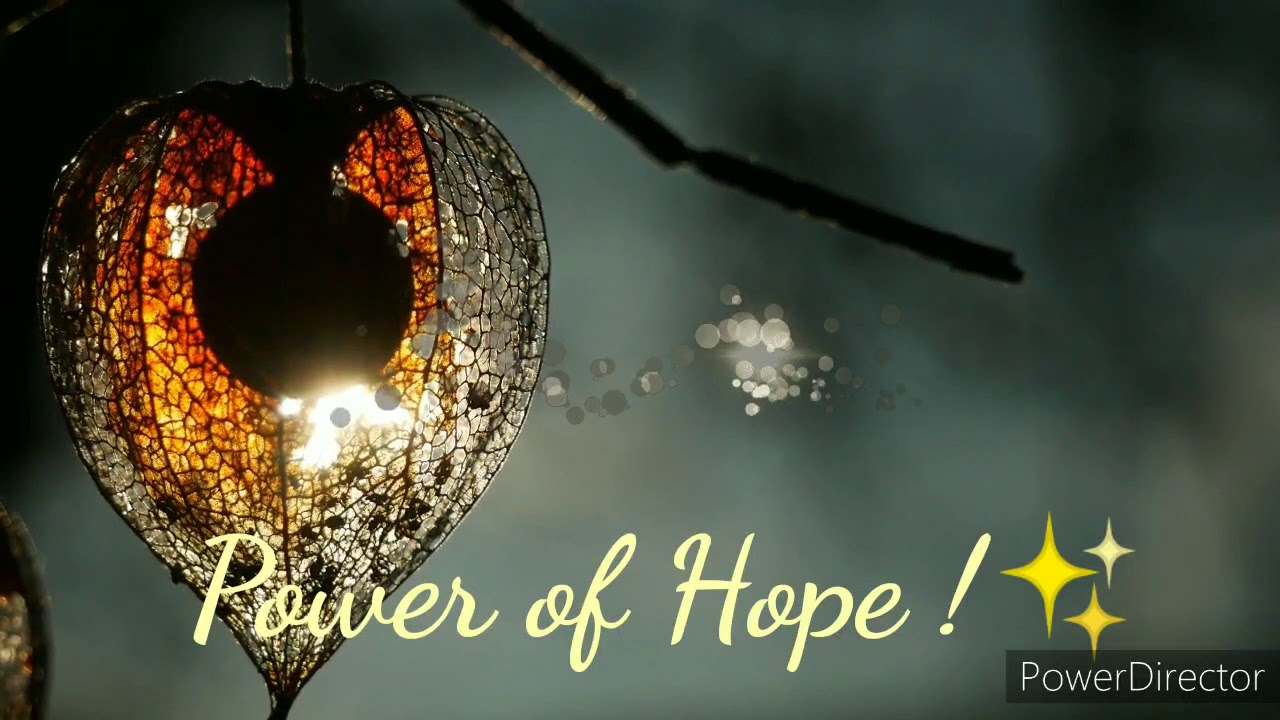 "Power of Hope" How to tap the Power of Hope ! - YouTube