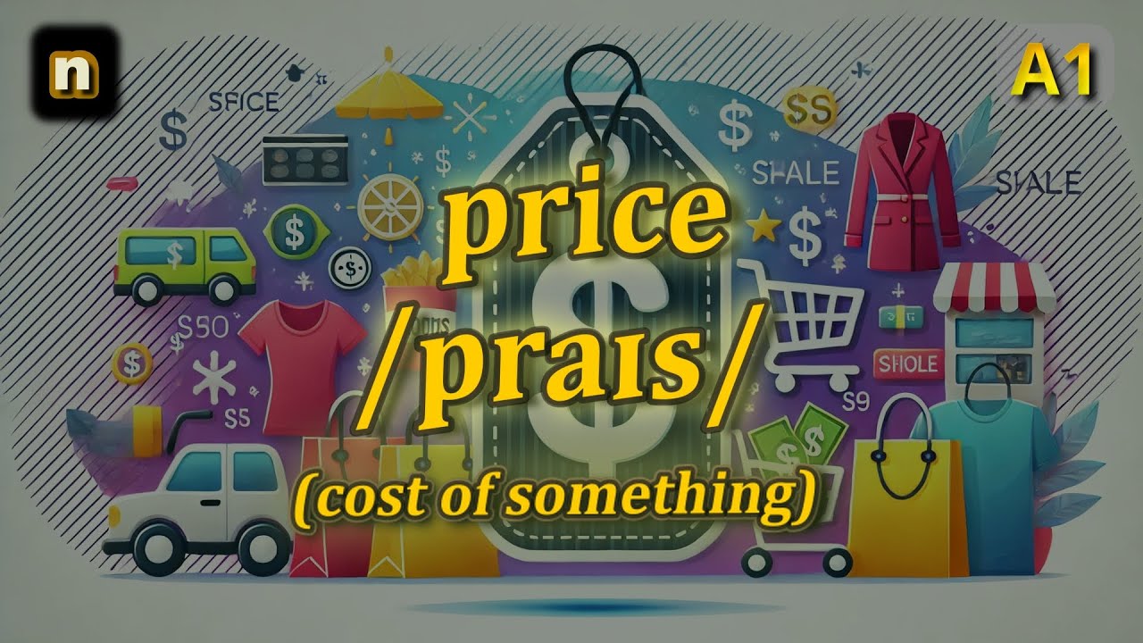 [n] Price meaning (cost of something) with 5 examples - YouTube