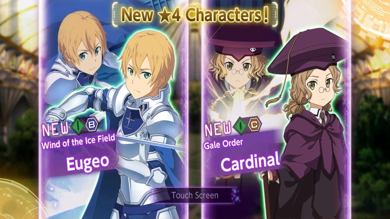 SAO Alicization: Rising Steel - Integrity Knight Eugeo and Cardinal ...