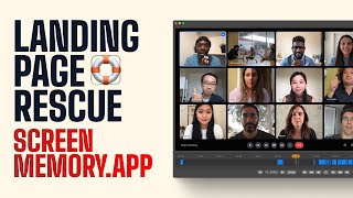 Rescue Your Landing Page with ScreenMemory – SynthMind