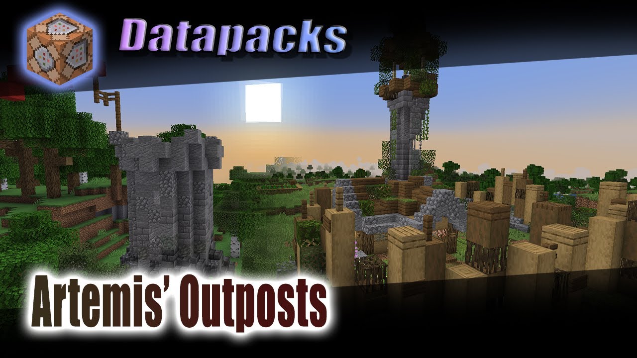 Artemis' Outposts - Minecraft Datapacks - YouTube