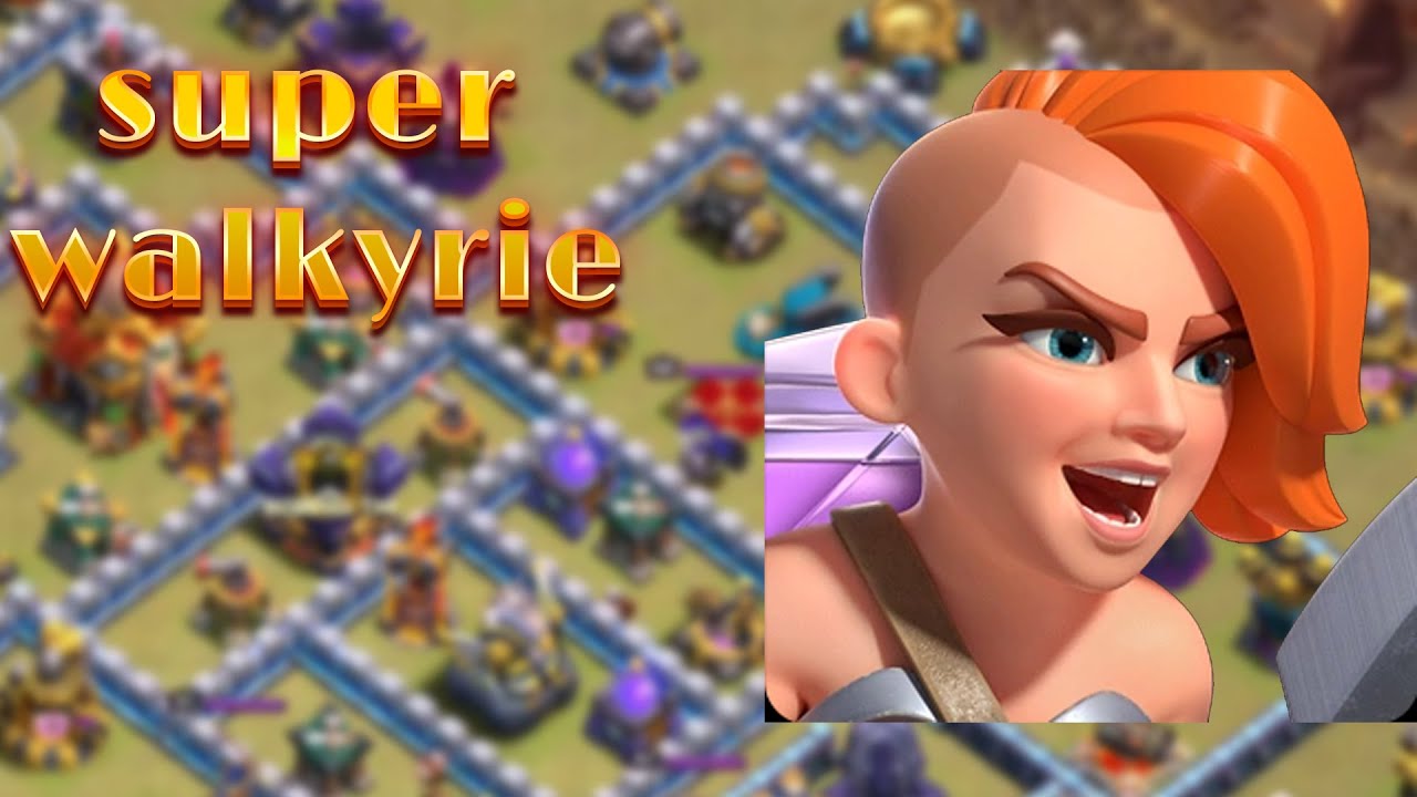 clash of clans best super valkyrie attacks - YouTube