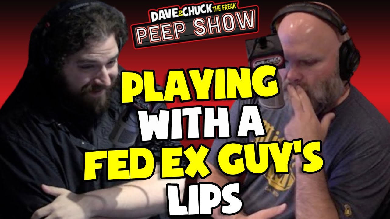 Playing With A Fed Ex Guy's Lips - YouTube