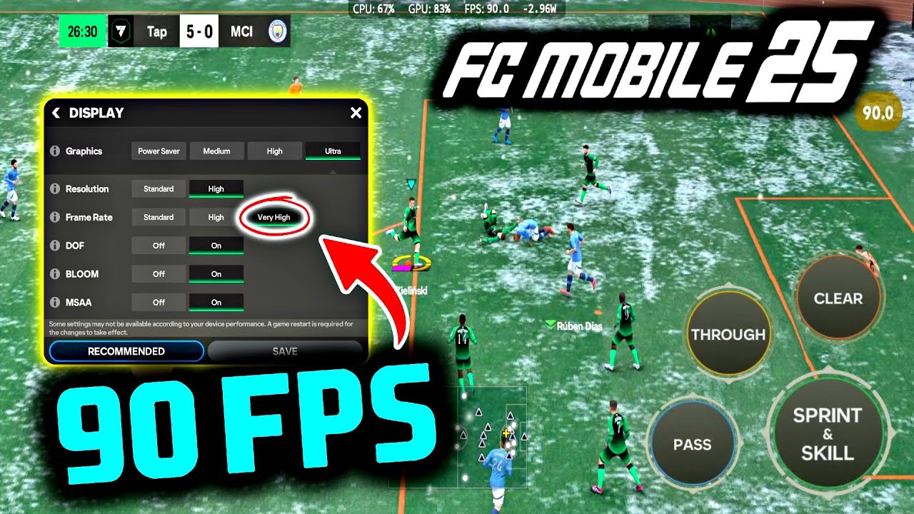 EA SPORTS FC MOBILE 2025 ( 90 FPS SUPPORT ) - NEW BETA UPDATE ULTRA ...