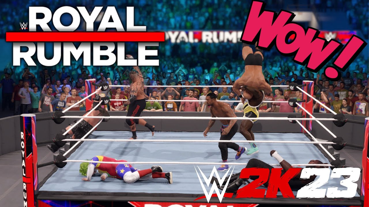 WOW!! YOU HAVEN'T SEEN A ROYAL RUMBLE LIKE THIS YET !!!! (WWE2K23 ...