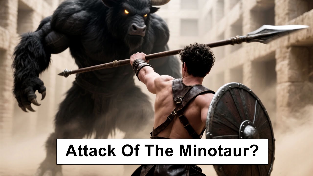 24. THESEUS VS MINOTAUR ⚔️ Battle In The Labyrinth | ギリシャ神話 [4K] - YouTube