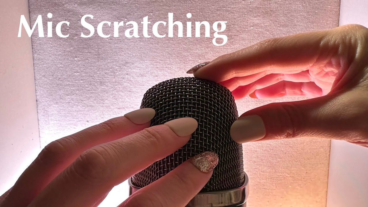 ASMR Slow Mic Scratching Without Cover To Tickle Your Ears - YouTube