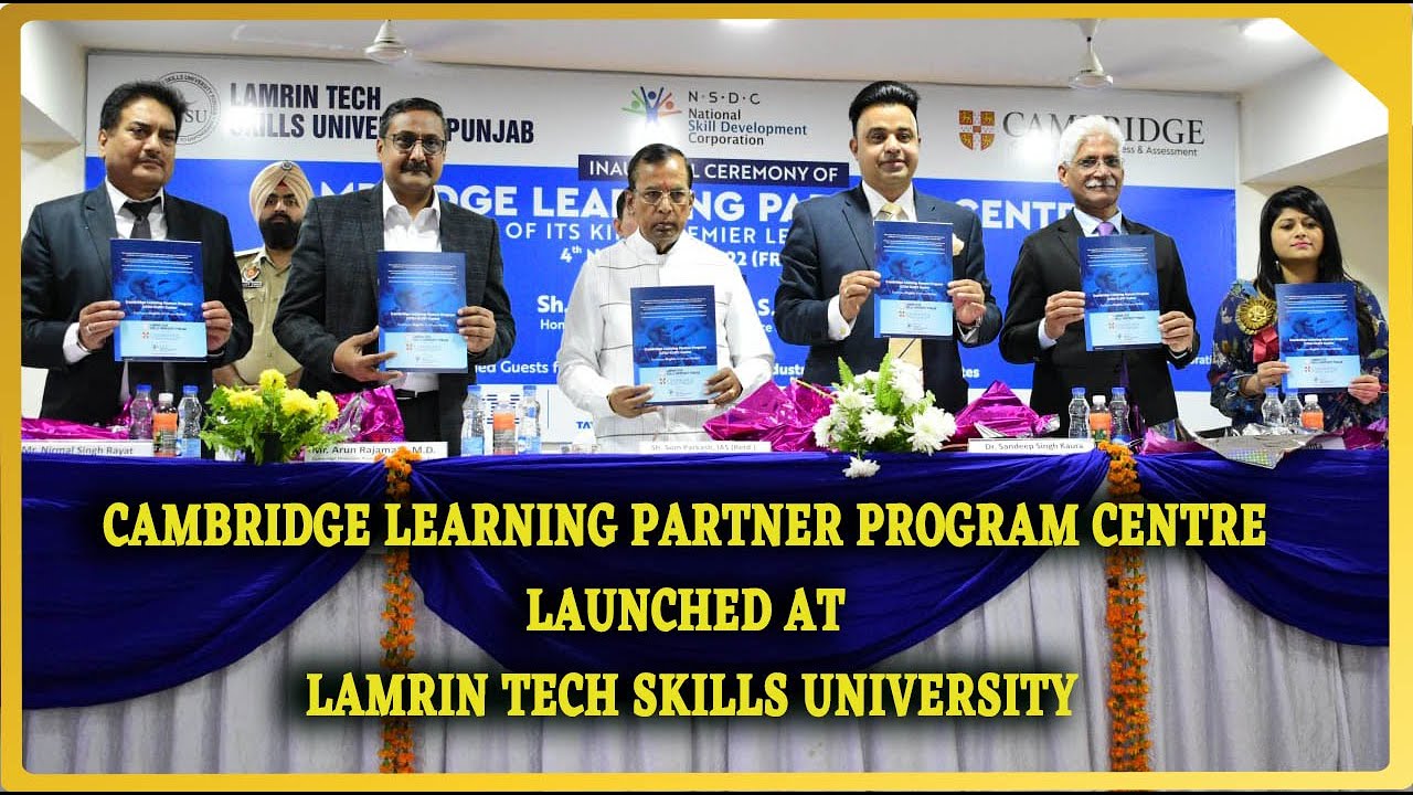 Cambridge Learning Partner Program Centre launched at Lamrin Tech ...