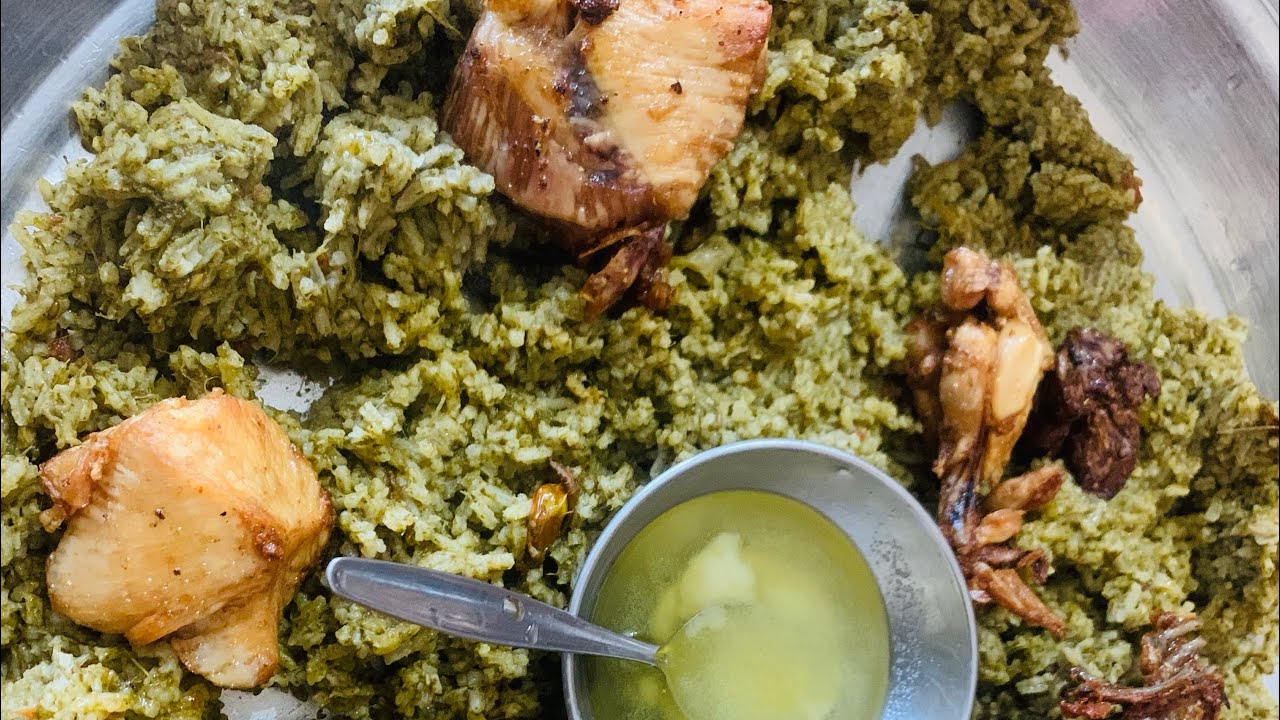 Special green rice recipe by foods variety and travelling (warjali ...
