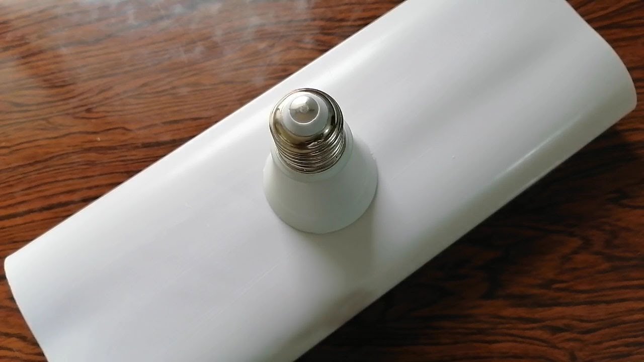 LED Light Cover DIY / Wall Bulb Cover - YouTube