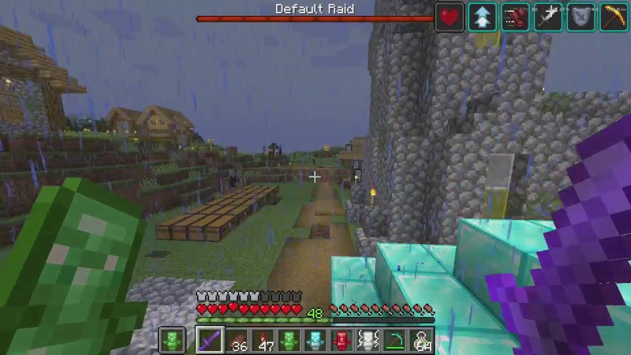 Destroying NEW Difficult Raids #minecraft - YouTube