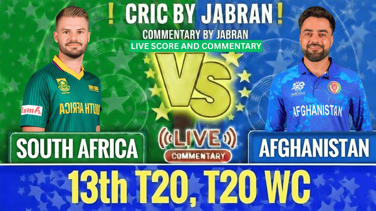 Afghanistan vs South Africa Live Score and Commentary | AFG vs SA T20 ...