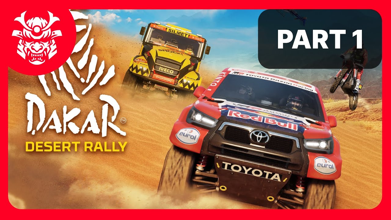 Dakar Desert Rally - Part 1 - Al Muwaylih Saudi Arabia - Gamurai 4K # ...