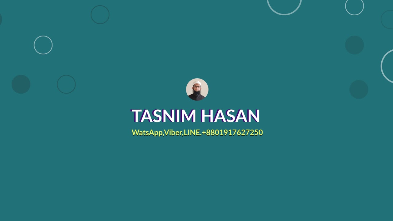 Tasnim Hasan Live Stream - YouTube