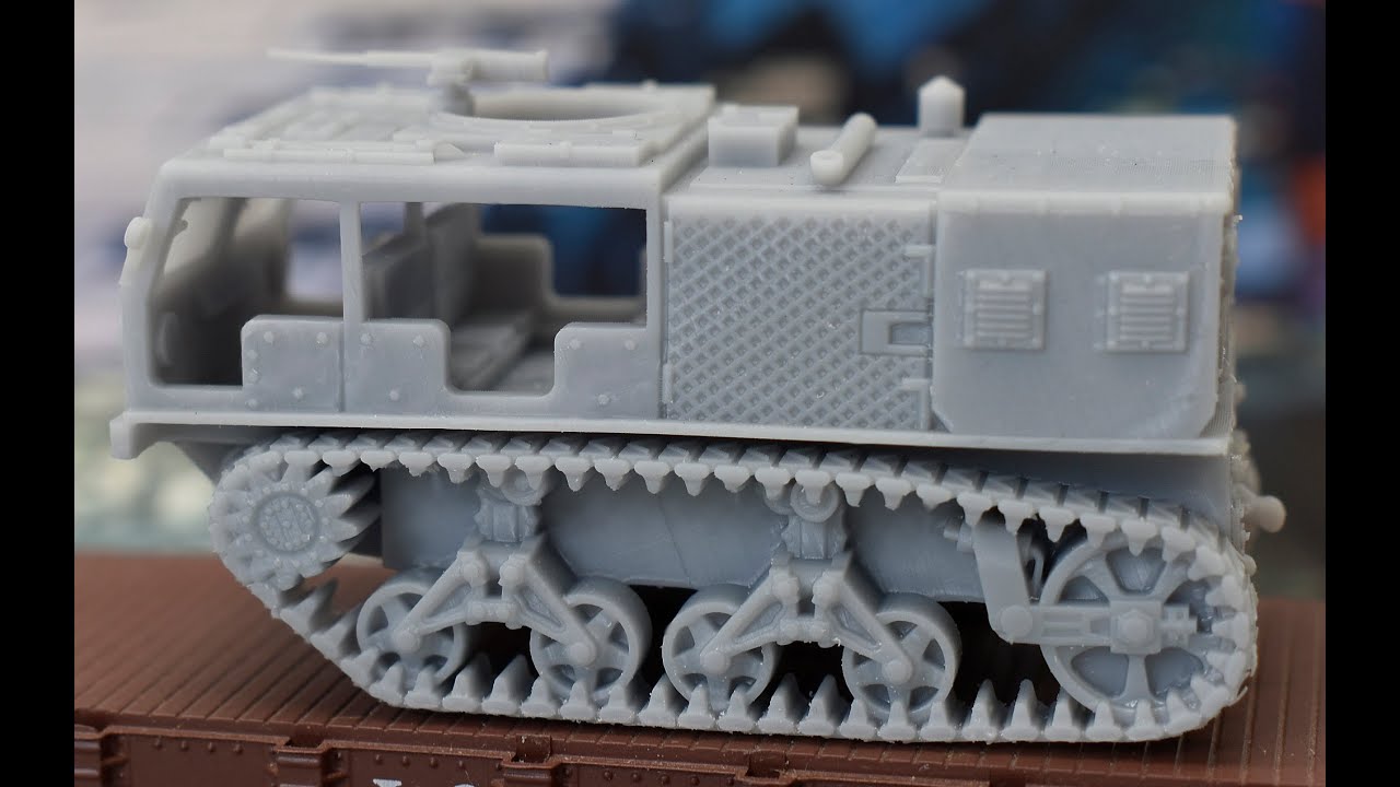 3D-printed Object Currently Available for Model Railroading: WW2 M4 ...