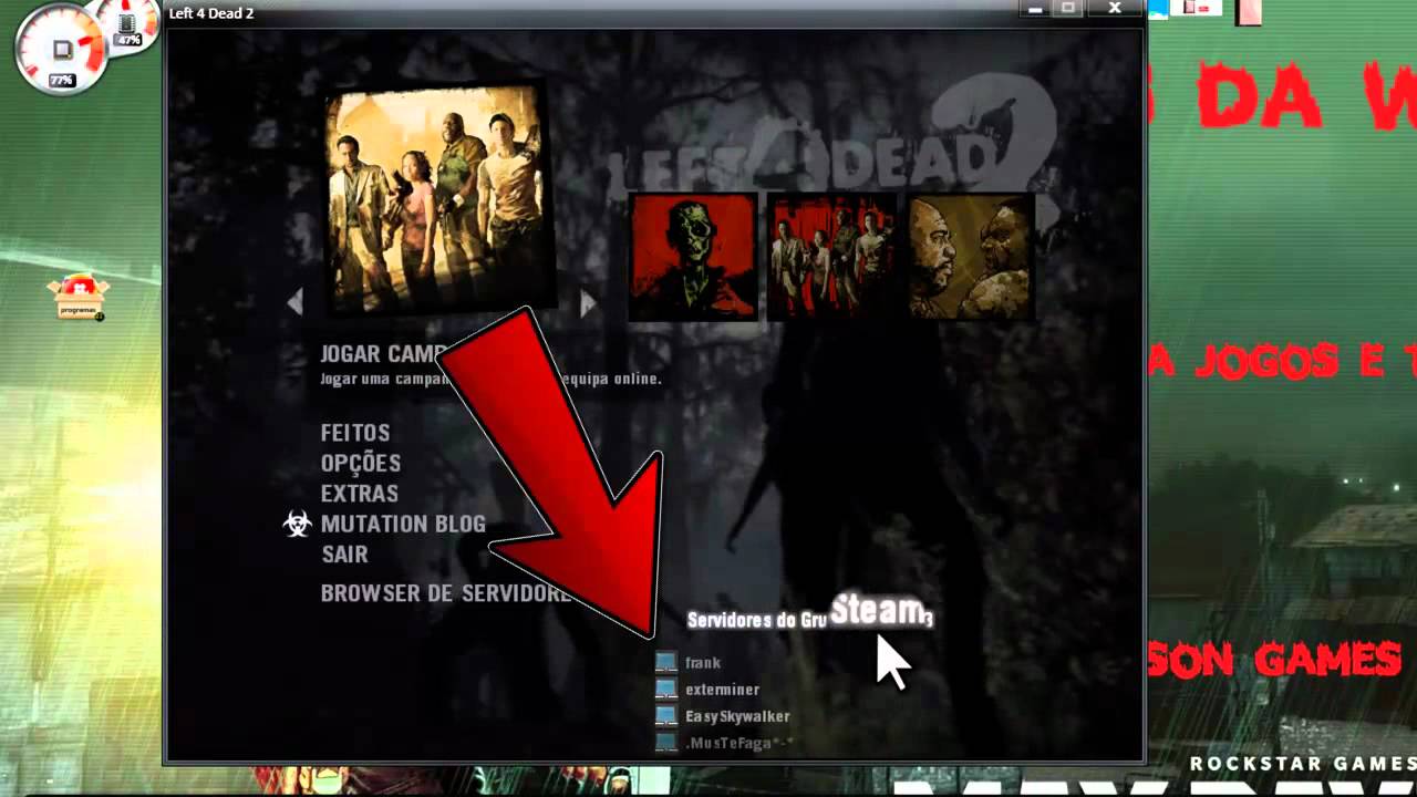 COMO JOGAR LEFT 4 DEAD 2 ONLINE VIA GARENA - YouTube