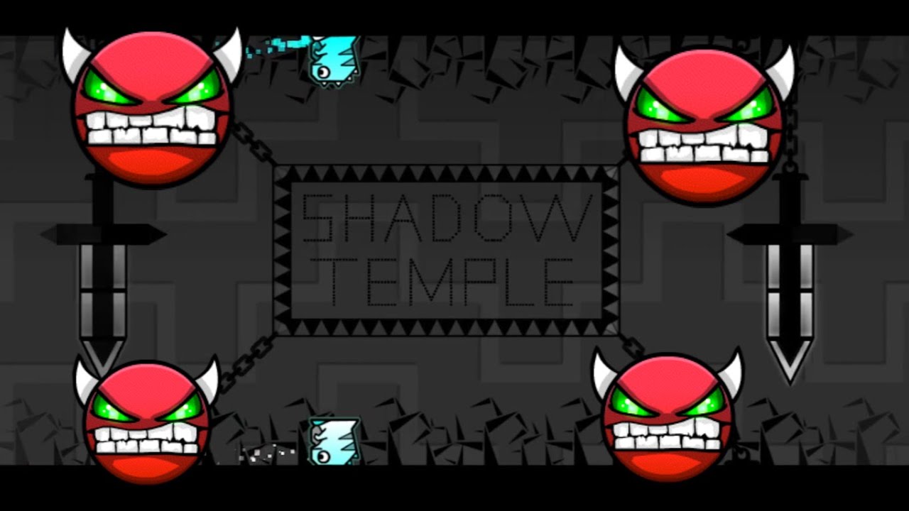 {FLUKE FROM 38%!?} Shadow Temple By: Michigun (Geometry Dash hard demon ...