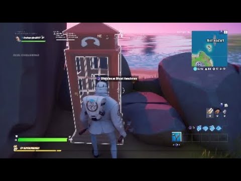 All henchmen disguise phone booth locations in Fortnite - YouTube