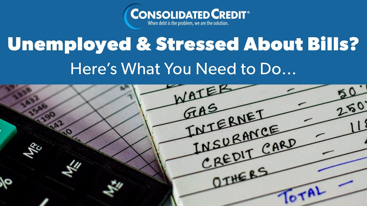 Unemployed and Stressed About Bills? This Strategy Can Help - YouTube