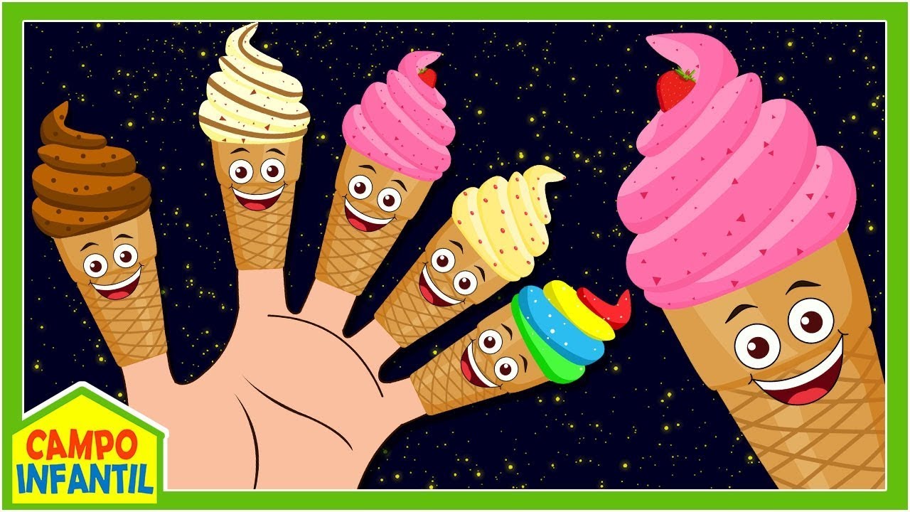 Familia Dedo de Helados - Canciones Infantiles | Campo Infantil - YouTube