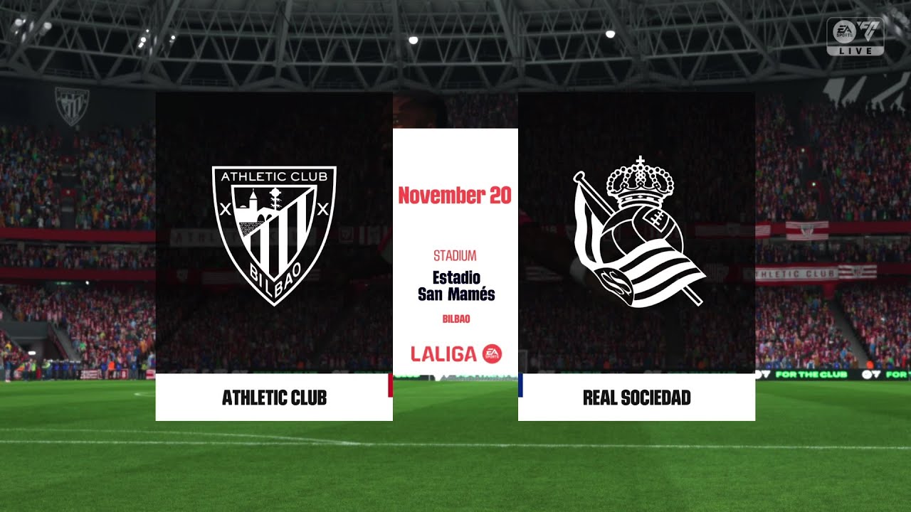 EA SPORTS FC 25 Gameplay - Athletic Club vs. Real Sociedad - YouTube