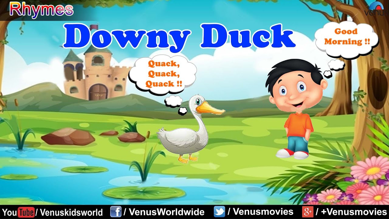 Downy Duck ~ Popular Rhyme - YouTube