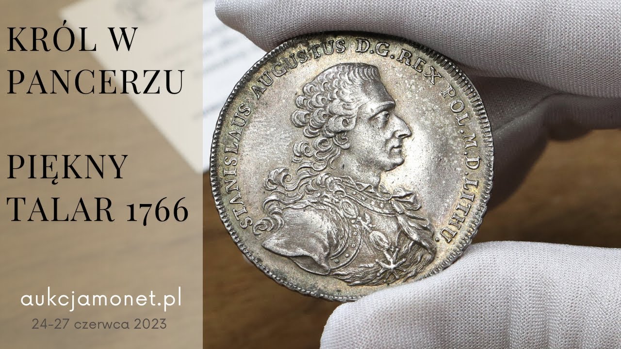 BARDZO ŁADNY Talar 1766 FS, Warszawa - Stanisław August Poniatowski ...