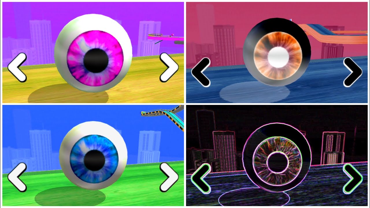 Eye balls colours and filters challenge - going balls fun time ...