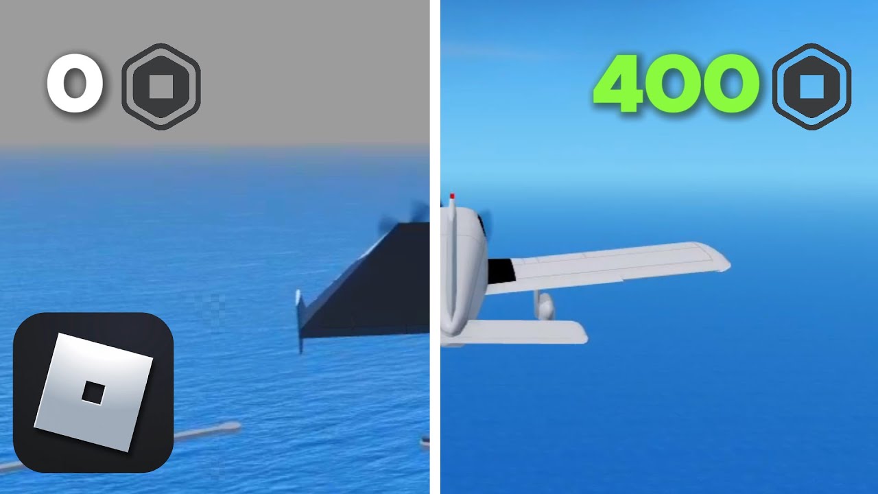 $0 VS $400 ROBLOX Flight Simulator - YouTube