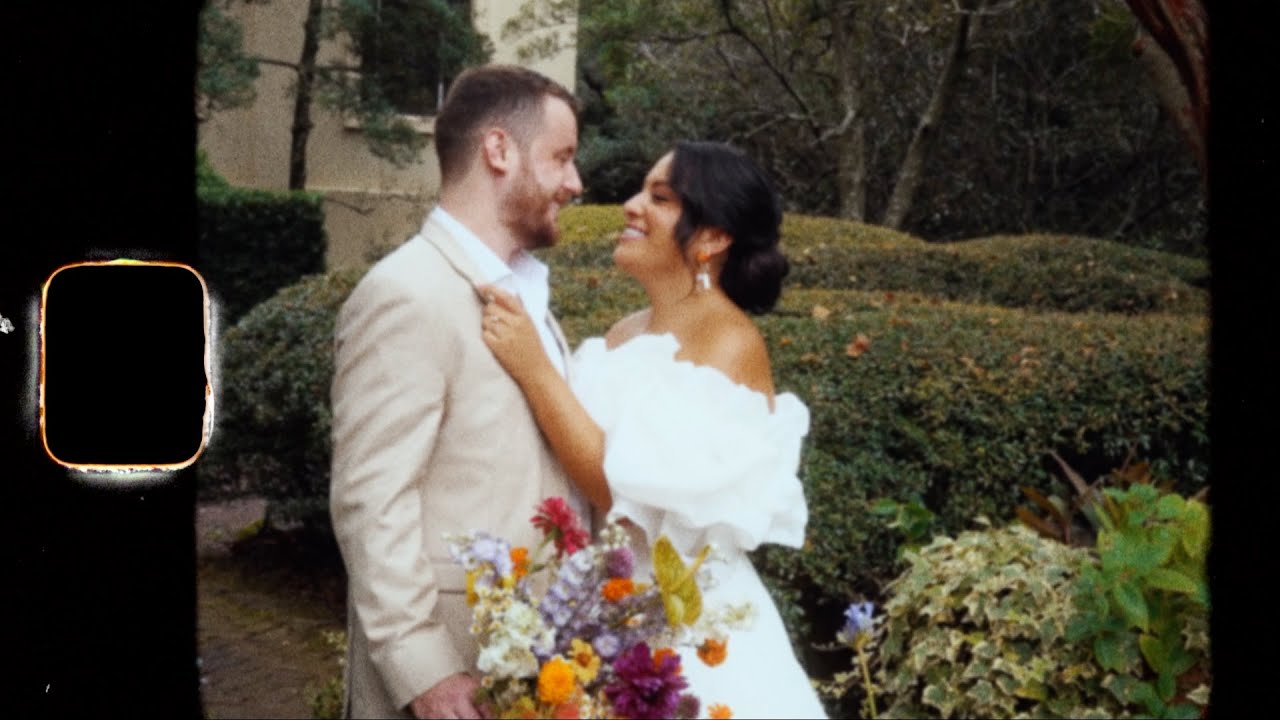 Ivana & Evan // Super 8 Wedding Film // Savannah Georgia - YouTube