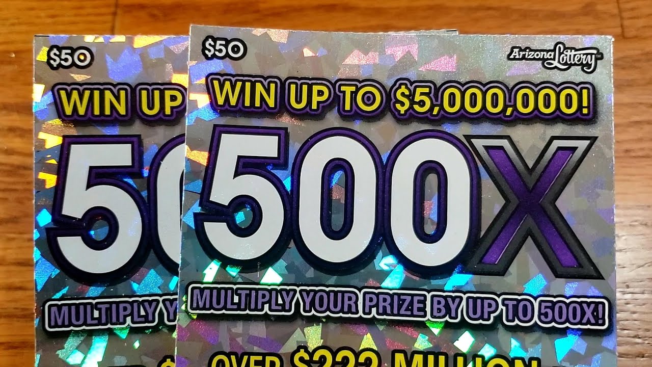 ARIZONA LOTTERY-- 500X TICKETS! - YouTube