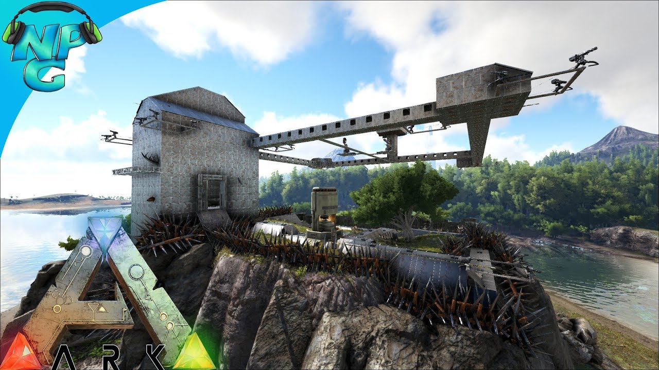 World War ARK - Raiding the Floating Base Filled with Pegos 2 Men 1 ...
