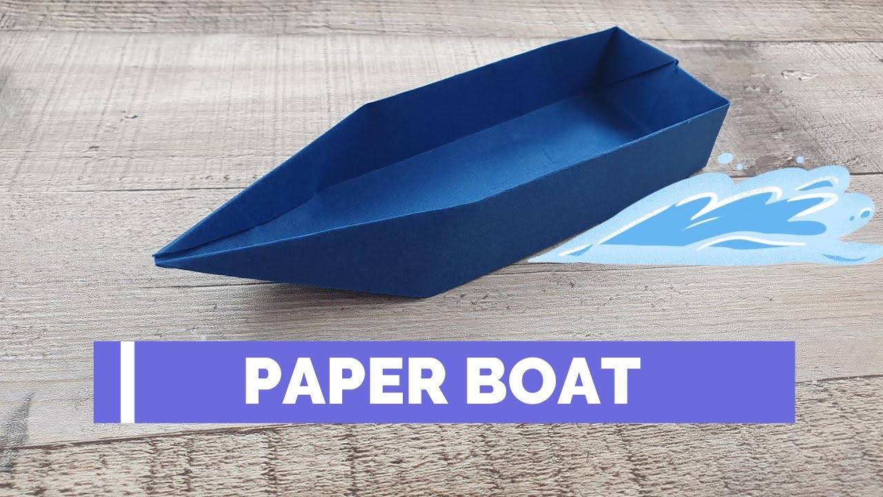 Origami diy | how to make a paper boat with Ski #origami #diyorigami # ...