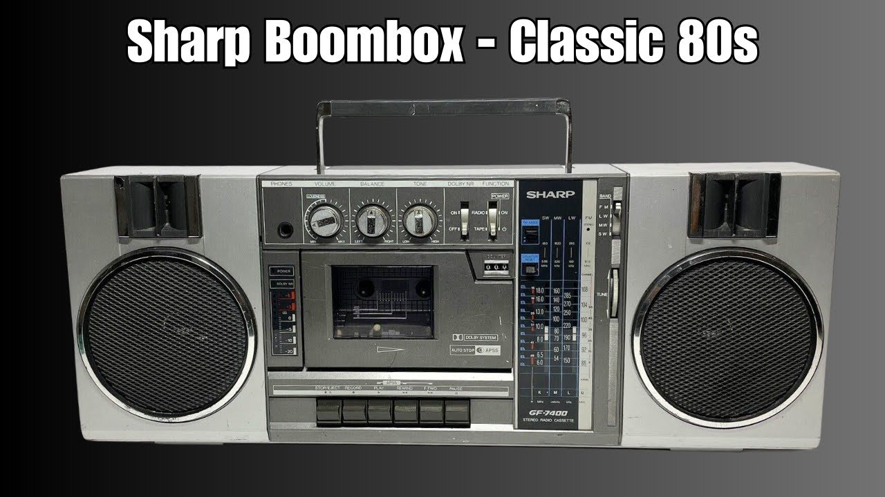 Sharp Boombox GF-7400 Review: Simple, Iconic, and Retro! - YouTube