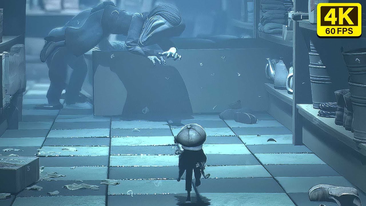 LITTLE NIGHTMARES 2 - The Viewers (All Encounters & Chasing Scene) [4K ...