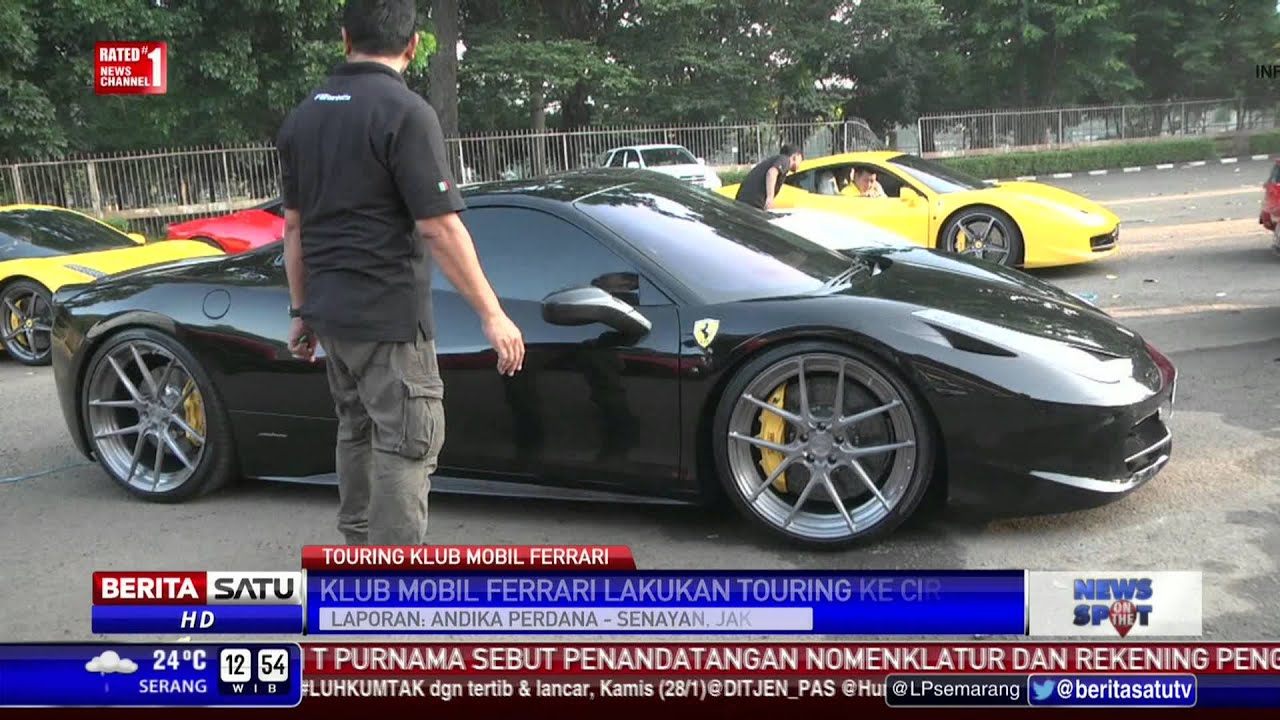 Komunitas Ferrari Indonesia Sosialisasikan Tertib Lalu Lintas dengan ...