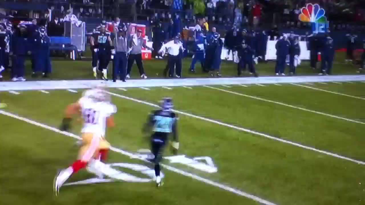 Seahawks blocked field goal for a touchdown - YouTube