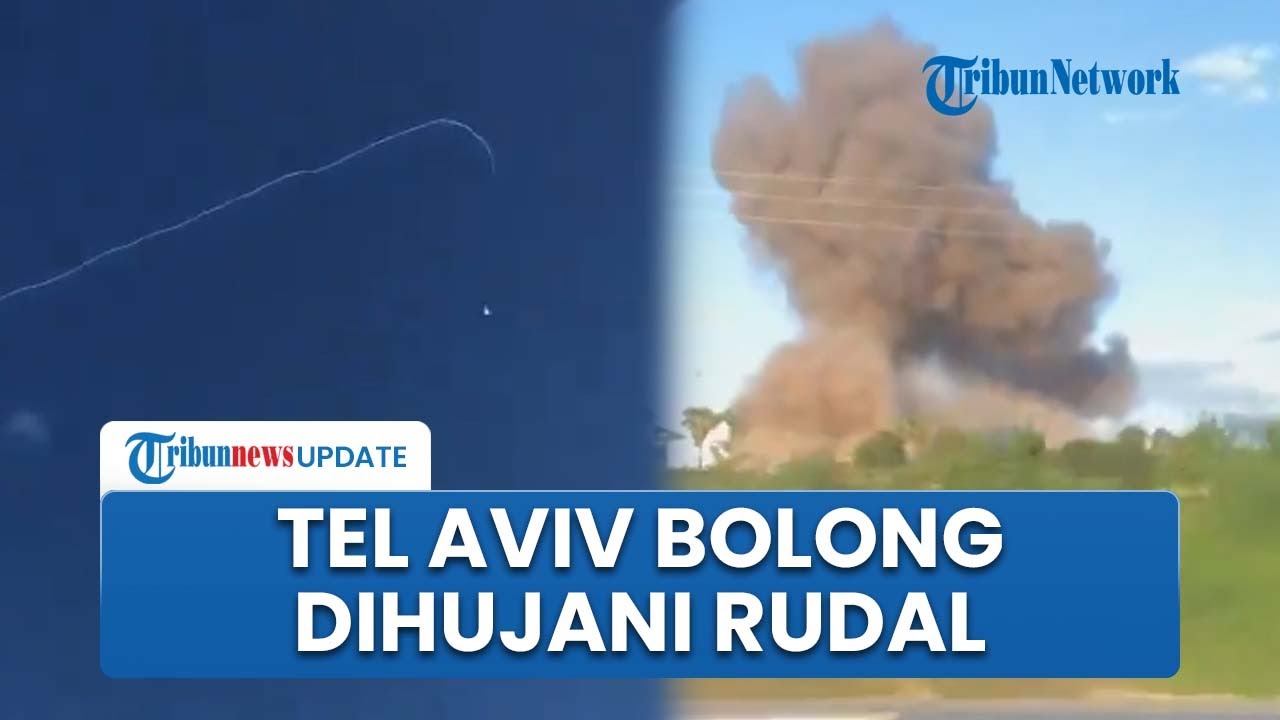 Iron Dome Rusak! Rudal Balistik Hizbullah Hantam Pusat Tel Aviv & Haifa ...