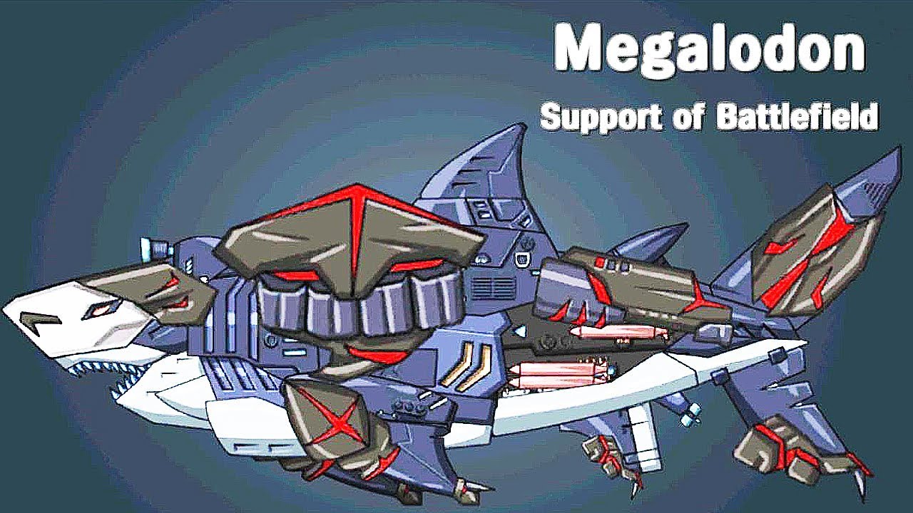 Dino Robot Battle Arena: Megalodon (Support Skin) | Eftsei Gaming - YouTube