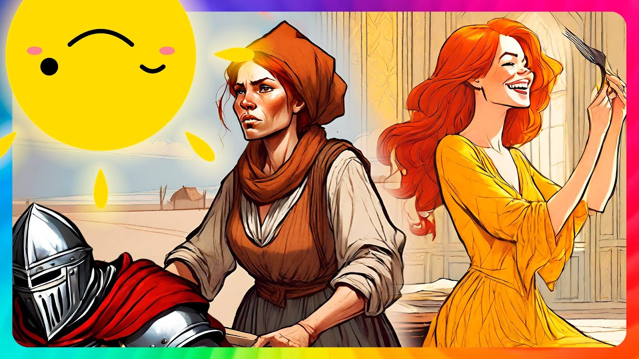 A Camponesa de Nobre Coração que ajudou ao próximo - Desenho infantil ...