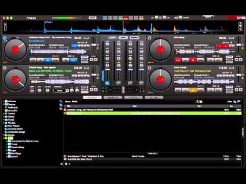 Virtual DJ Tutorial How To Synchronize Decks, Assigning Hot Cues, Using the Crossfader - YouTube