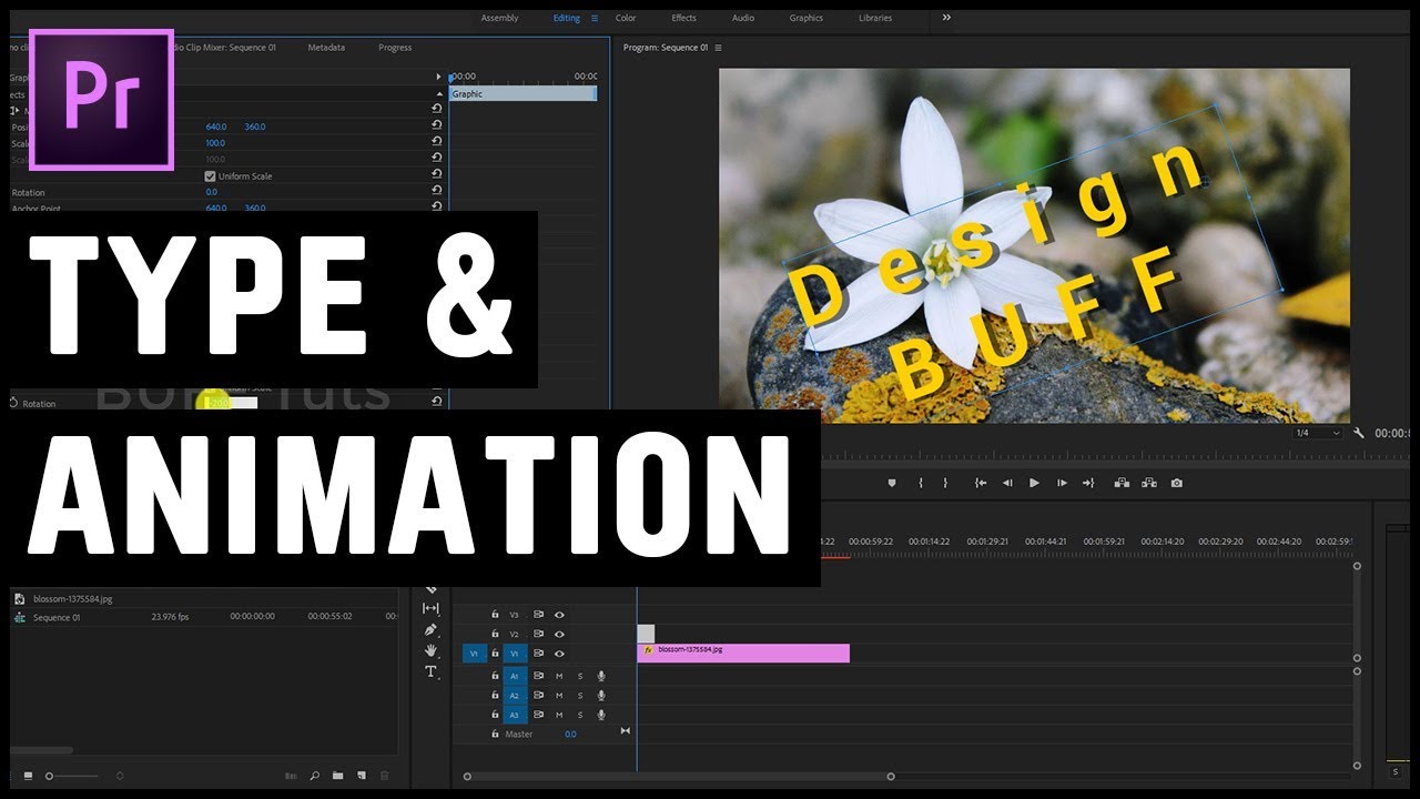 How To Type And Animate Text In Premiere Pro CC 2018 Premiere Pro How To Type And Animate Text In Premiere Pro CC 2018 Premiere Pro