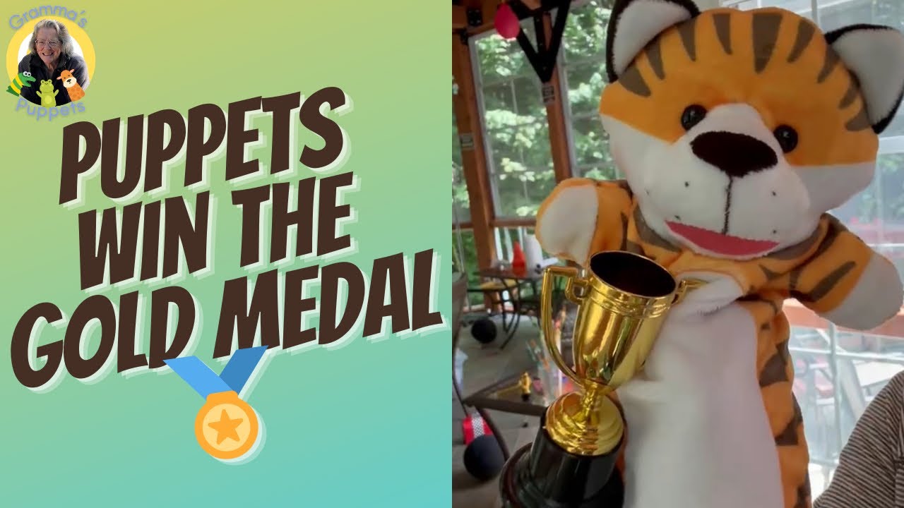 Puppets go for gold and win at the race | Gramma’s Puppets - YouTube