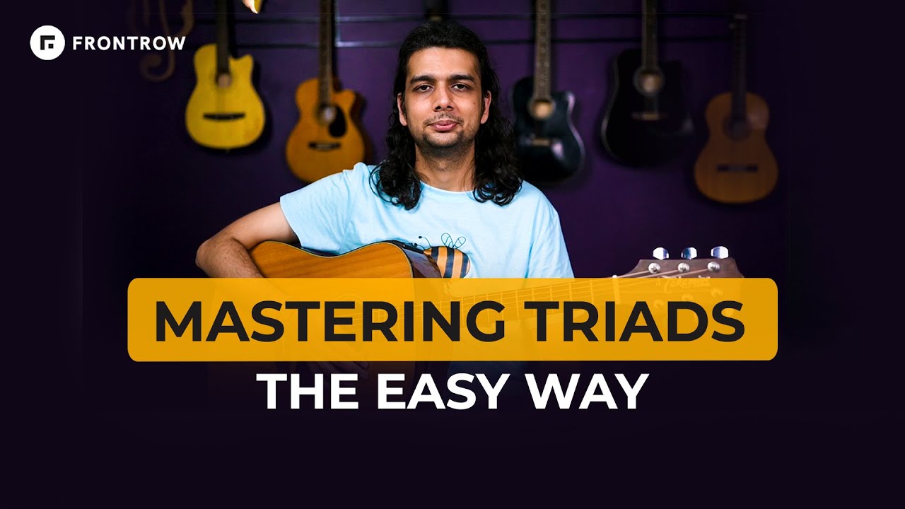 How to (EASILY) Play TRIAD CHORDS on Guitar 🎸| Guitar Triads Lesson For ...